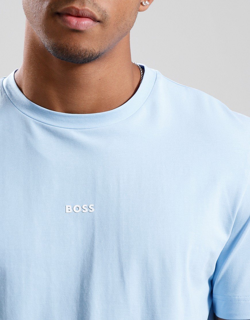 BOSS TChup T-shirt Open Blue 460 - Terraces Menswear