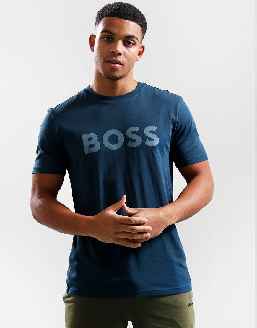 BOSS Thinking 1 T-Shirt Open Green - Terraces Menswear