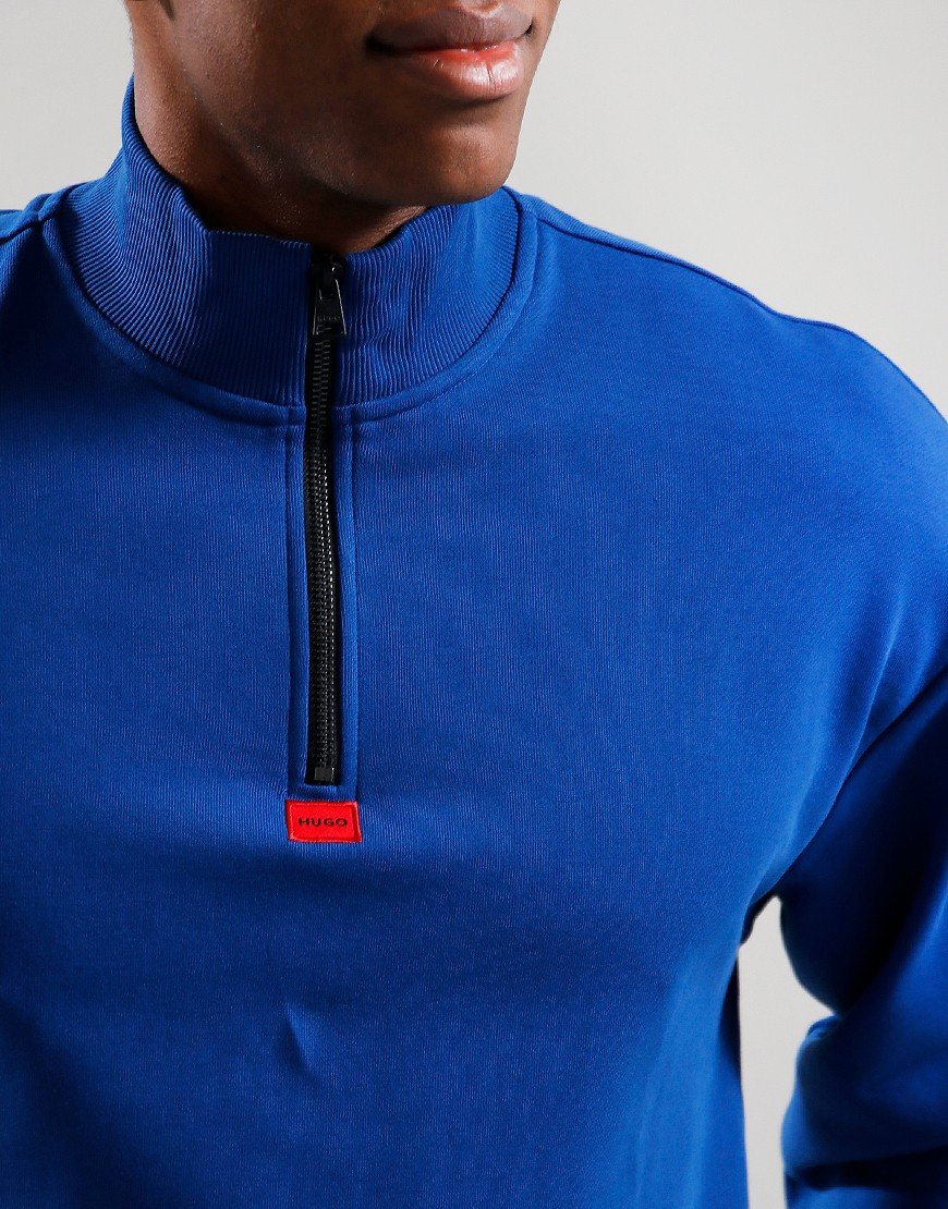 HUGO Durty Sweat Medium Blue - Terraces Menswear
