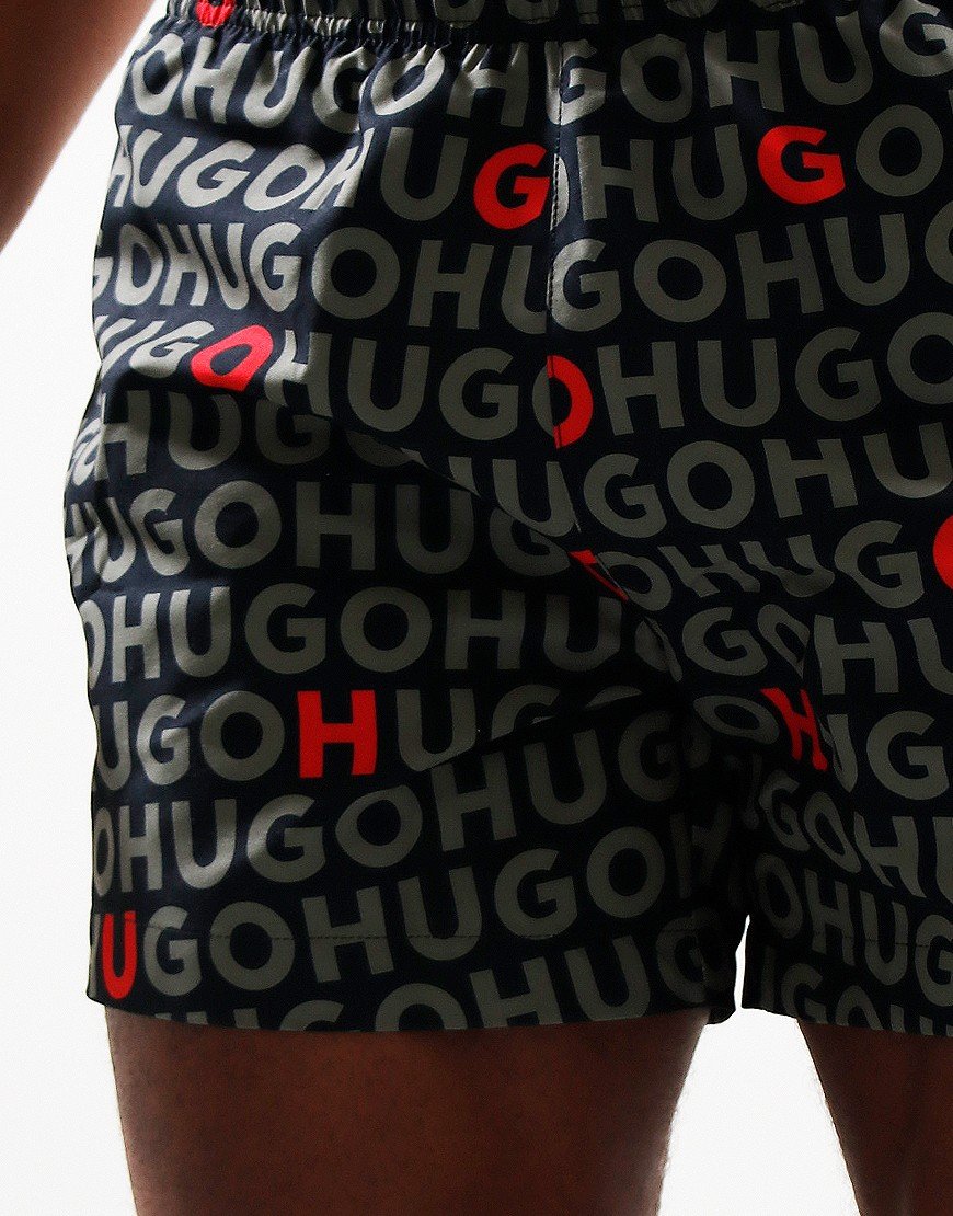 HUGO Tortuga Swim Short Open Green - Terraces Menswear