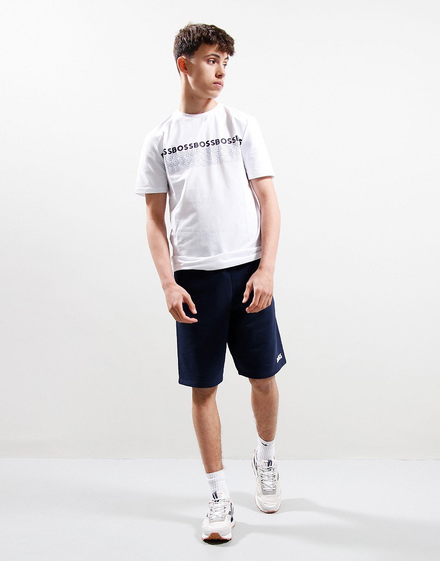BOSS Kids Repeat Logo T-Shirt Blanc - Terraces Menswear