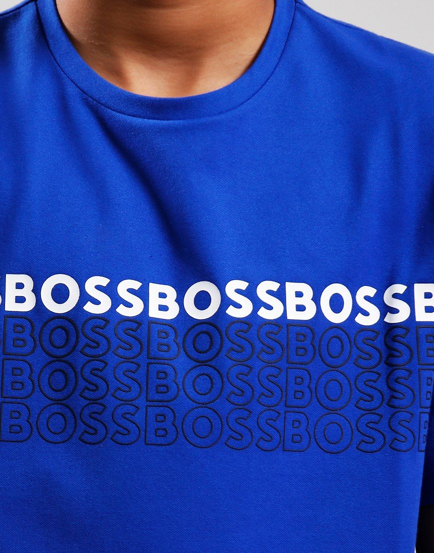 BOSS Kids Repeat Logo T-Shirt Splash - Terraces Menswear
