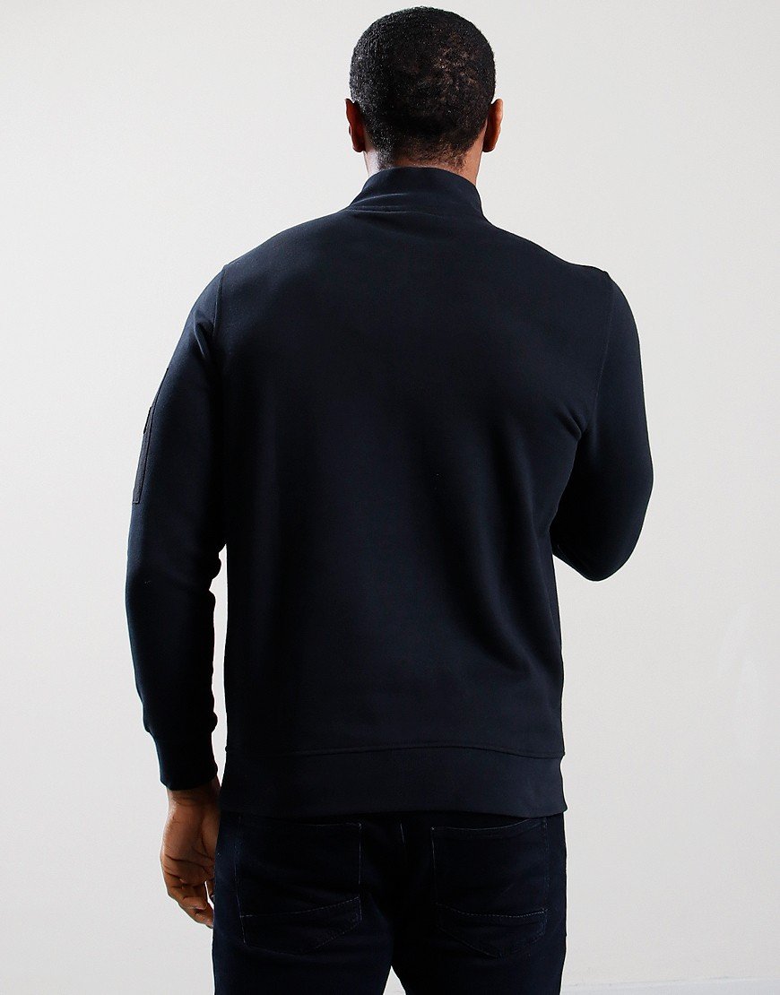 Barbour International Alloy Half Zip Sweat Black - Terraces Menswear