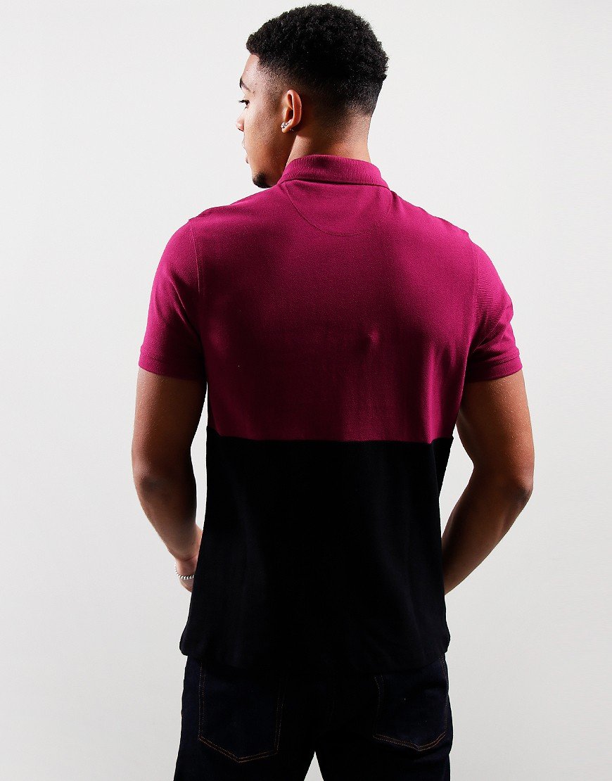 Barbour International Bold Polo Shirt Magenta - Terraces Menswear