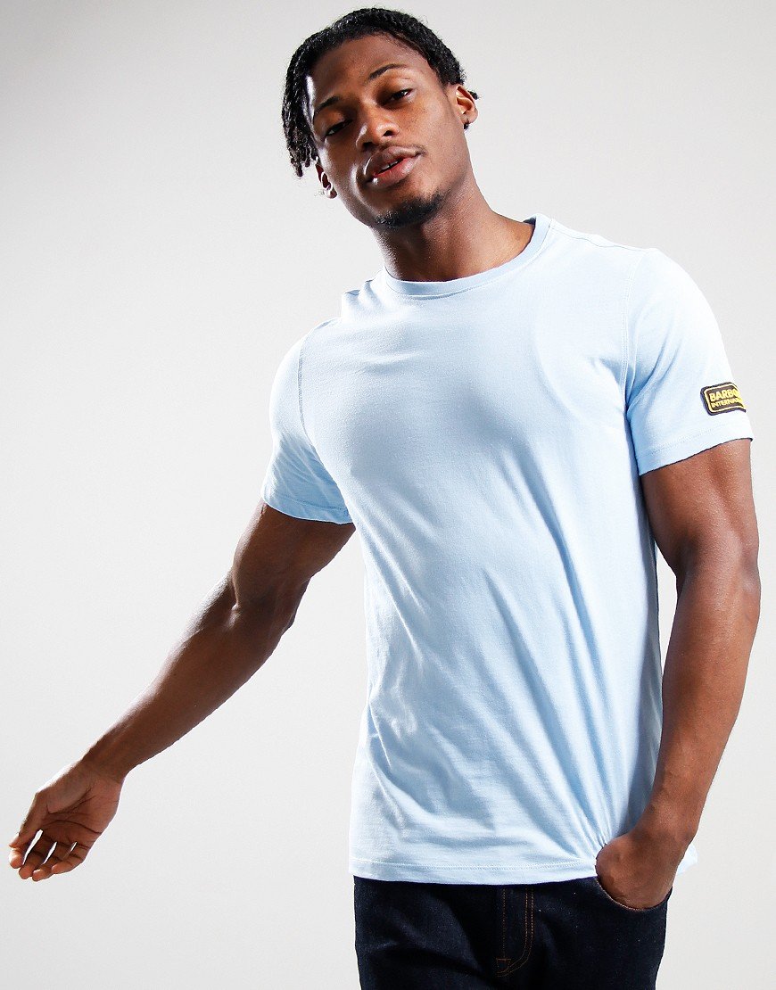 Barbour International Deviser T-Shirt Faded Blue - Terraces Menswear