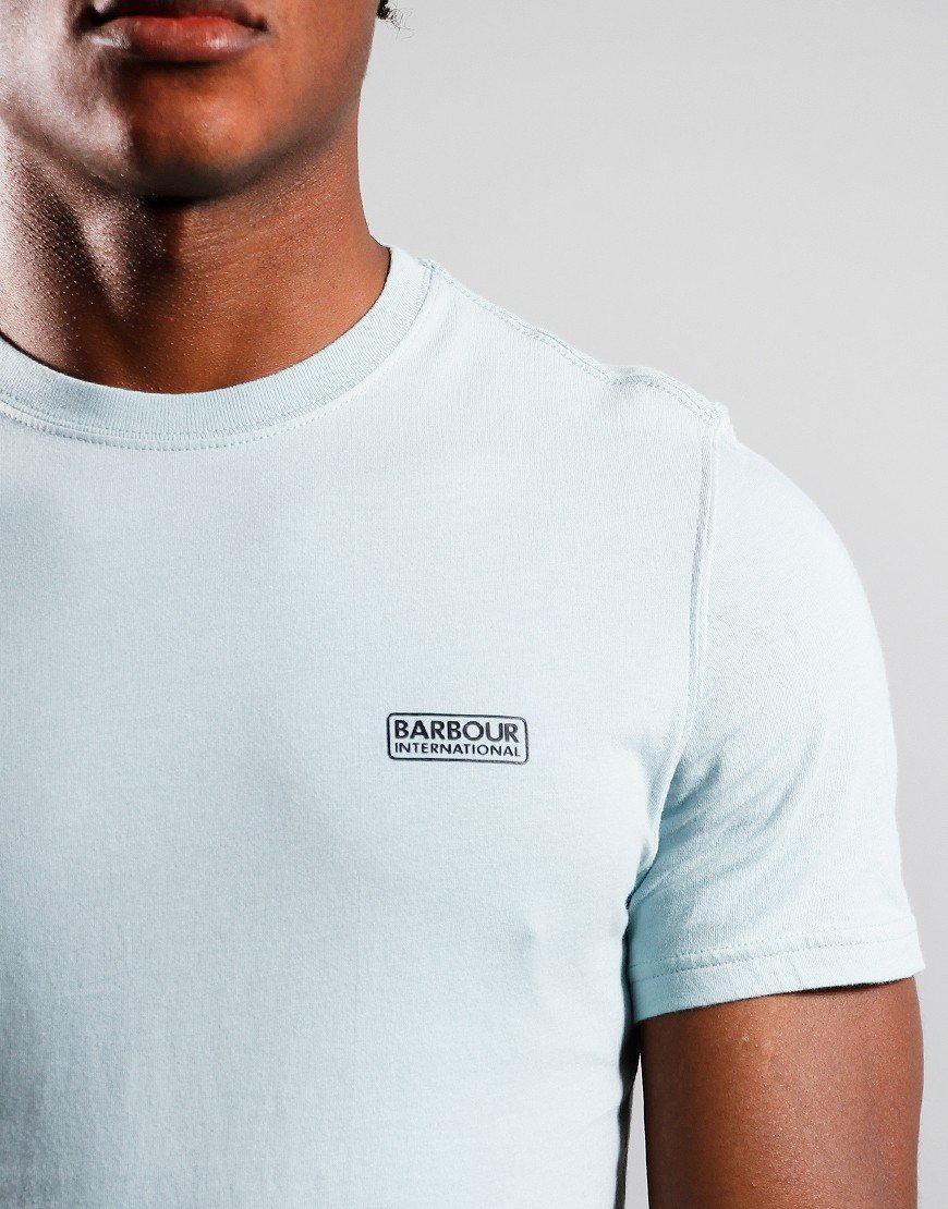 Barbour Small Logo T-shirt Pastel Spruce - Terraces Menswear