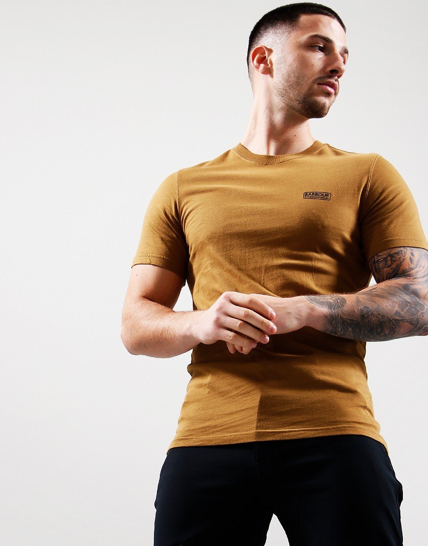 Barbour International Small Logo T-Shirt Russet - Terraces Menswear
