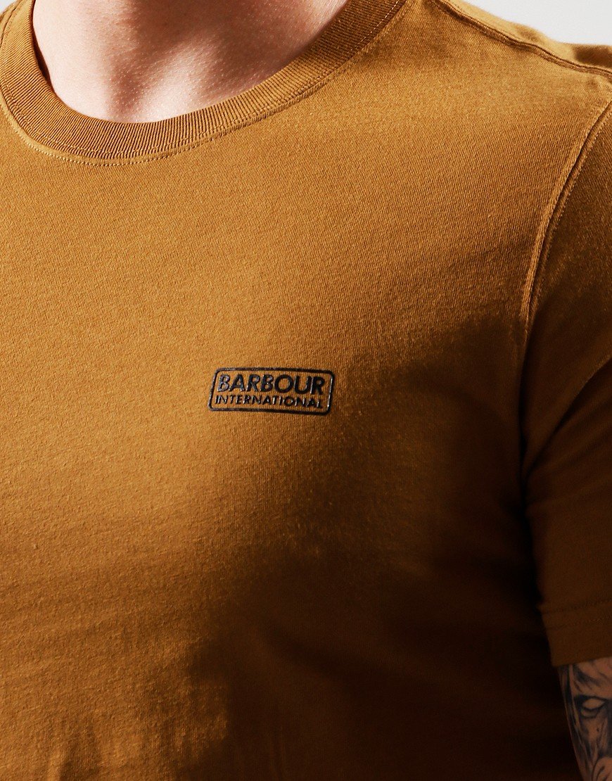 Barbour International Small Logo T-Shirt Russet - Terraces Menswear