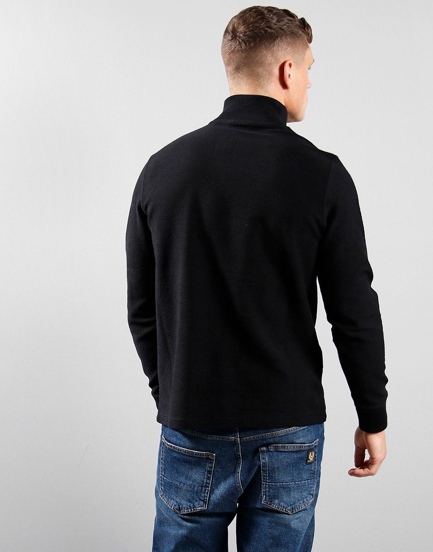 Barbour International Tape Half Zip Sweat Black - Terraces Menswear