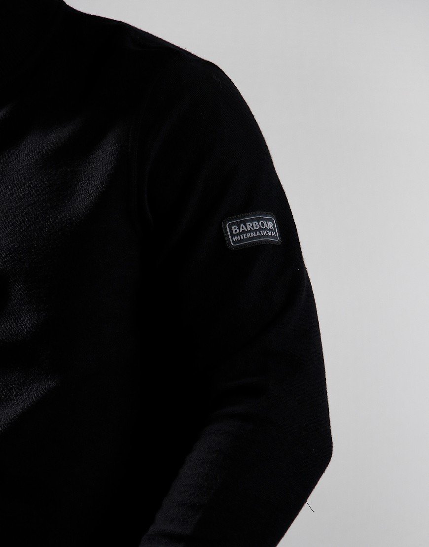 Barbour International Tape Half Zip Sweat Black - Terraces Menswear