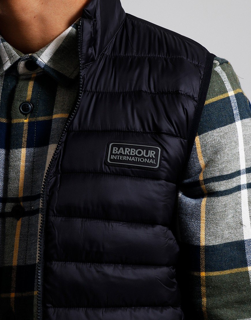 Barbour International Tourer Reed Gilet Black - Terraces Menswear