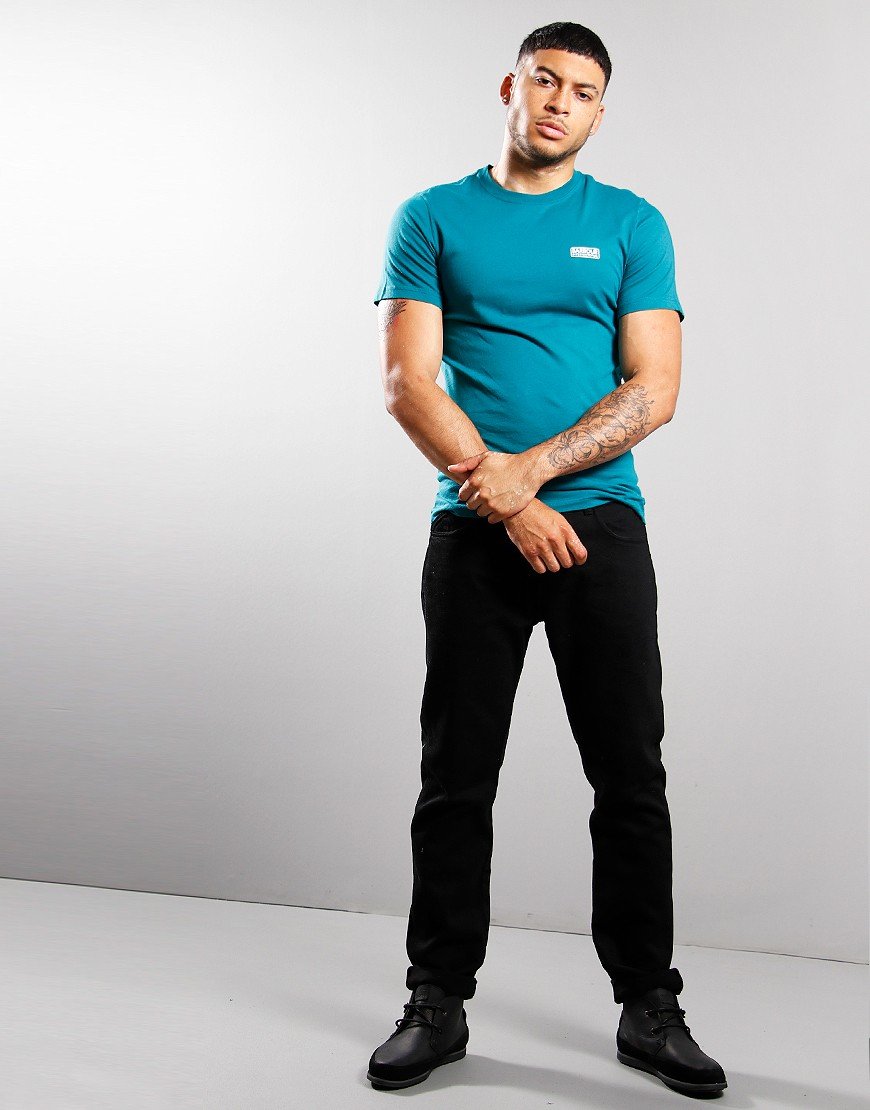 Barbour International Small Logo T-shirt Shaded Spruce - Terraces Menswear