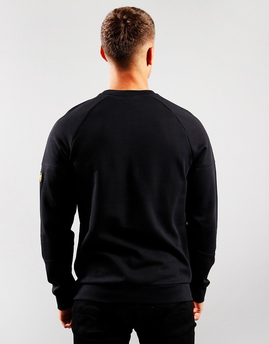 Barbour International Radius Crew Sweat Black - Terraces Menswear