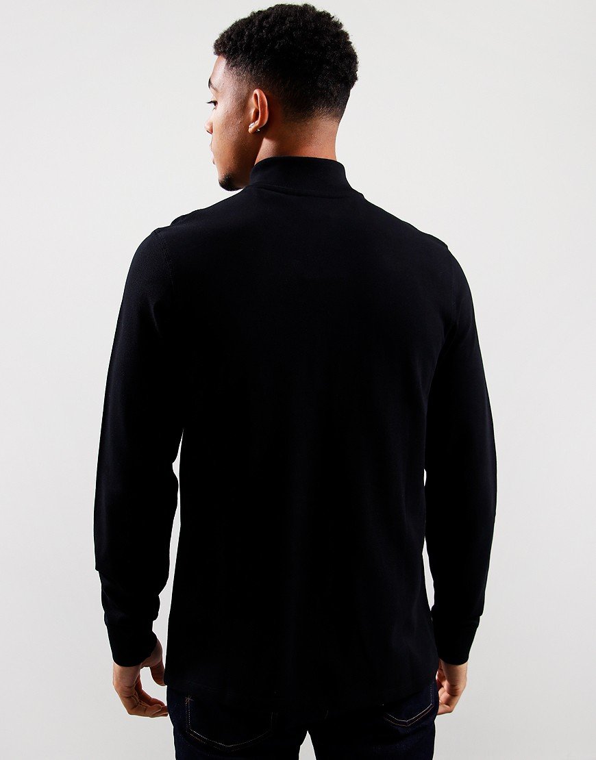 Barbour International Breaker Half Zip Sweat Black - Terraces Menswear