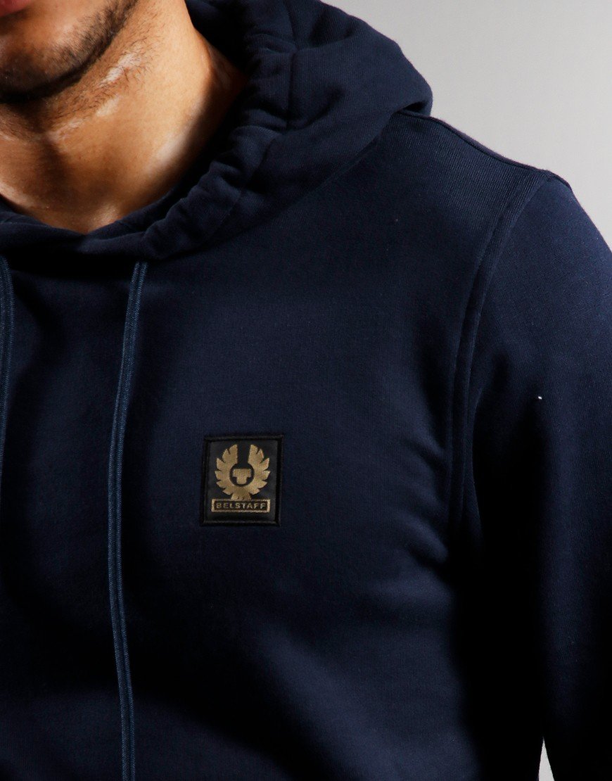 Belstaff Hoodie Dark Ink - Terraces Menswear