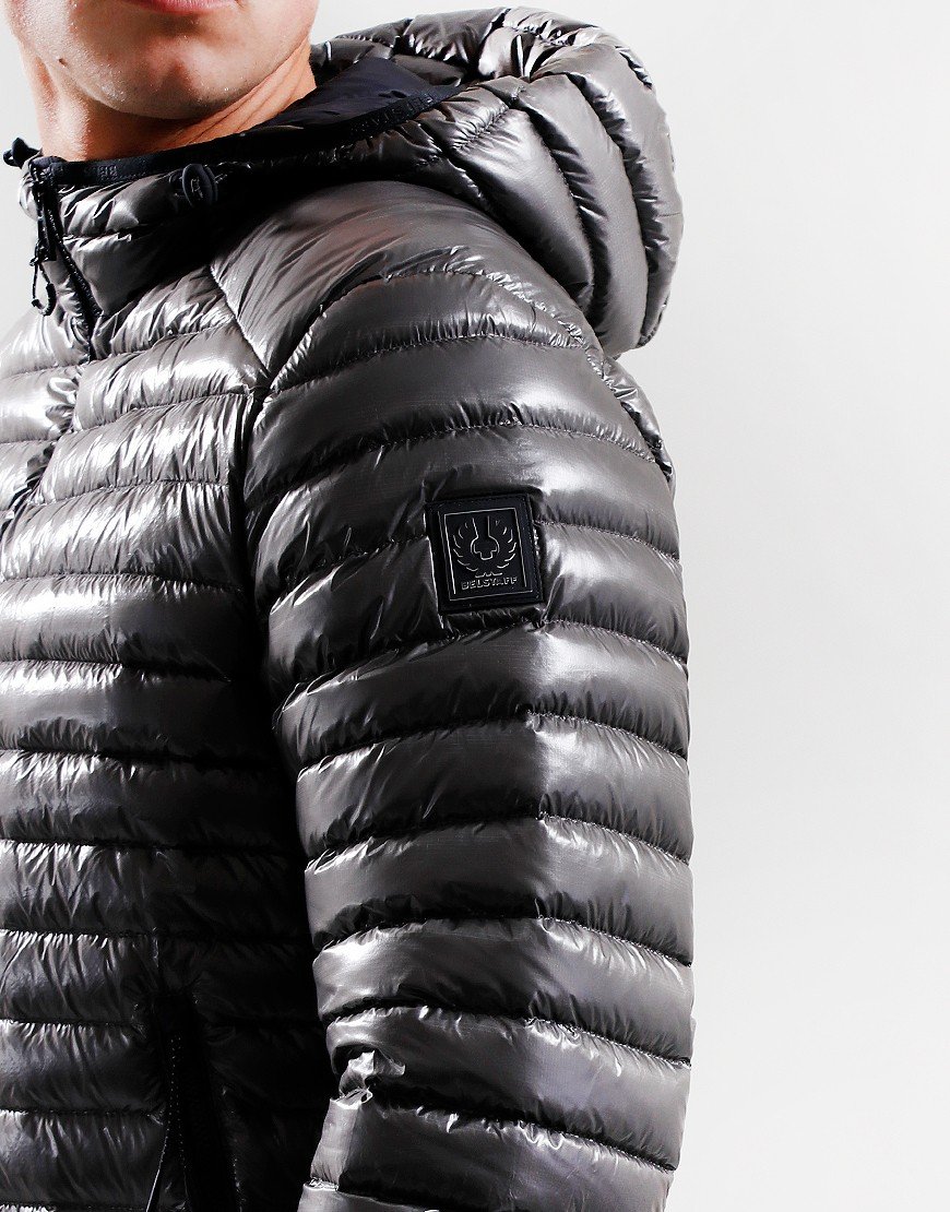 Belstaff Airspeed Ultra Lightweight Down Jacket Black - Terraces Menswear