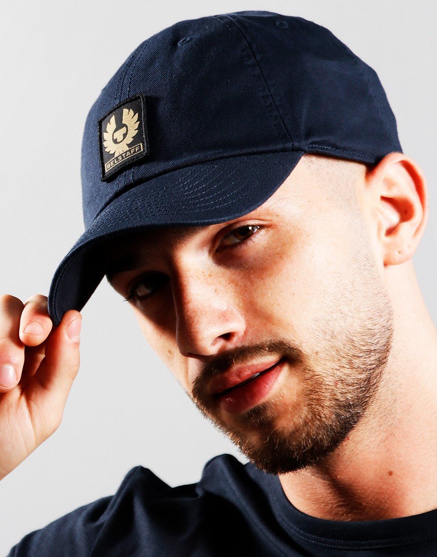 Belstaff Phoenix Cap Navy - Terraces Menswear