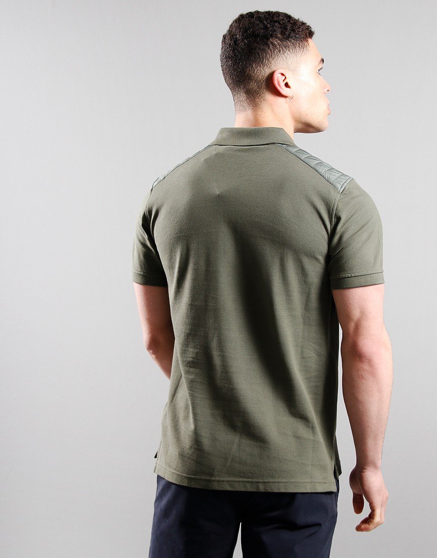 Belstaff Racing Polo Shirt Pewter Green - Terraces Menswear