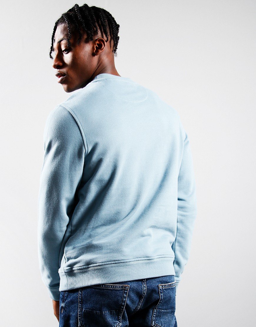 Belstaff Crew Neck Sweat Arctic Blue - Terraces Menswear