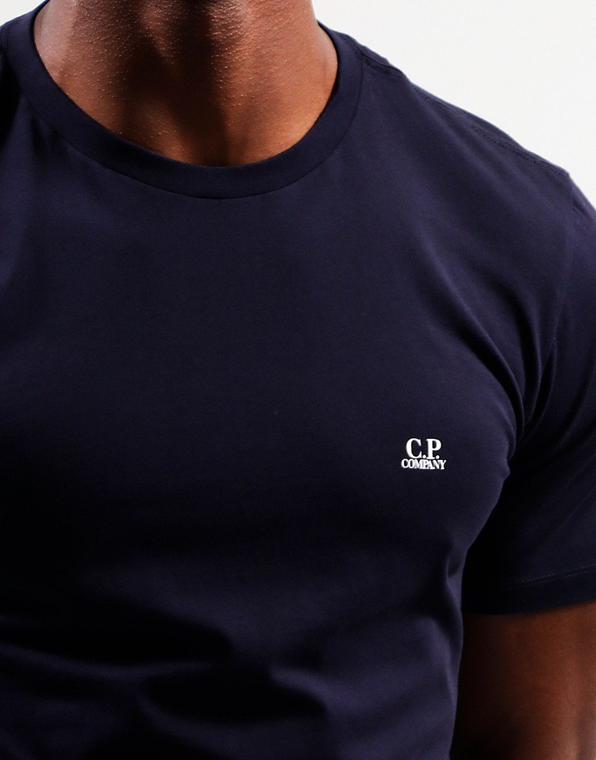 C.P. Company 30/1 Jersey Small Logo T-Shirt Total Eclipse - Terraces ...