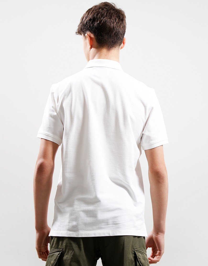 C.P. Company Kids Stretch Piquet Polo Shirt Gauze White - Terraces Menswear