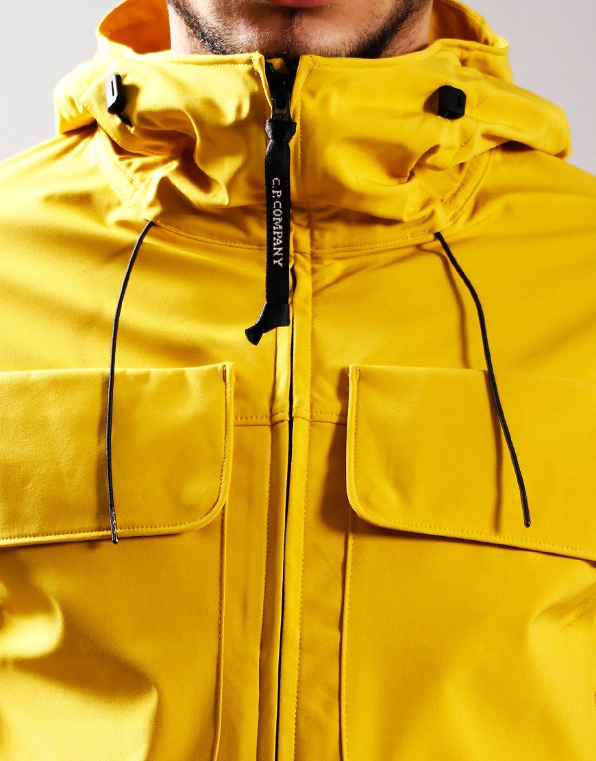 C.P. Company Shell-R Utilty Jacket Nugget Gold - Terraces Menswear