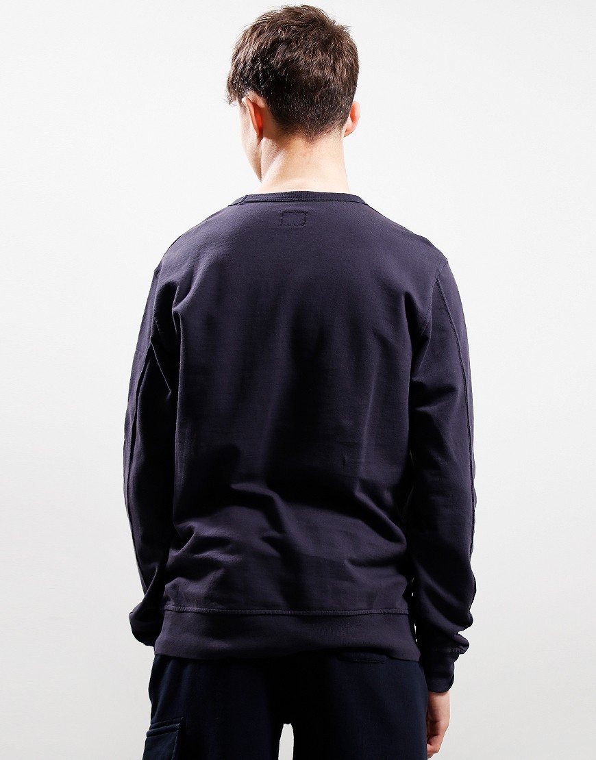 C.P. Company Kids Arm Lens Crew Sweat Total Eclipse - Terraces Menswear