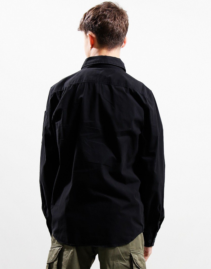 C.P. Company Kids Gab Overshirt Black - Terraces Menswear