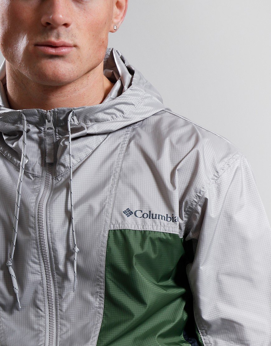 Columbia Trail Traveller Windbreaker Flint Grey - Terraces Menswear