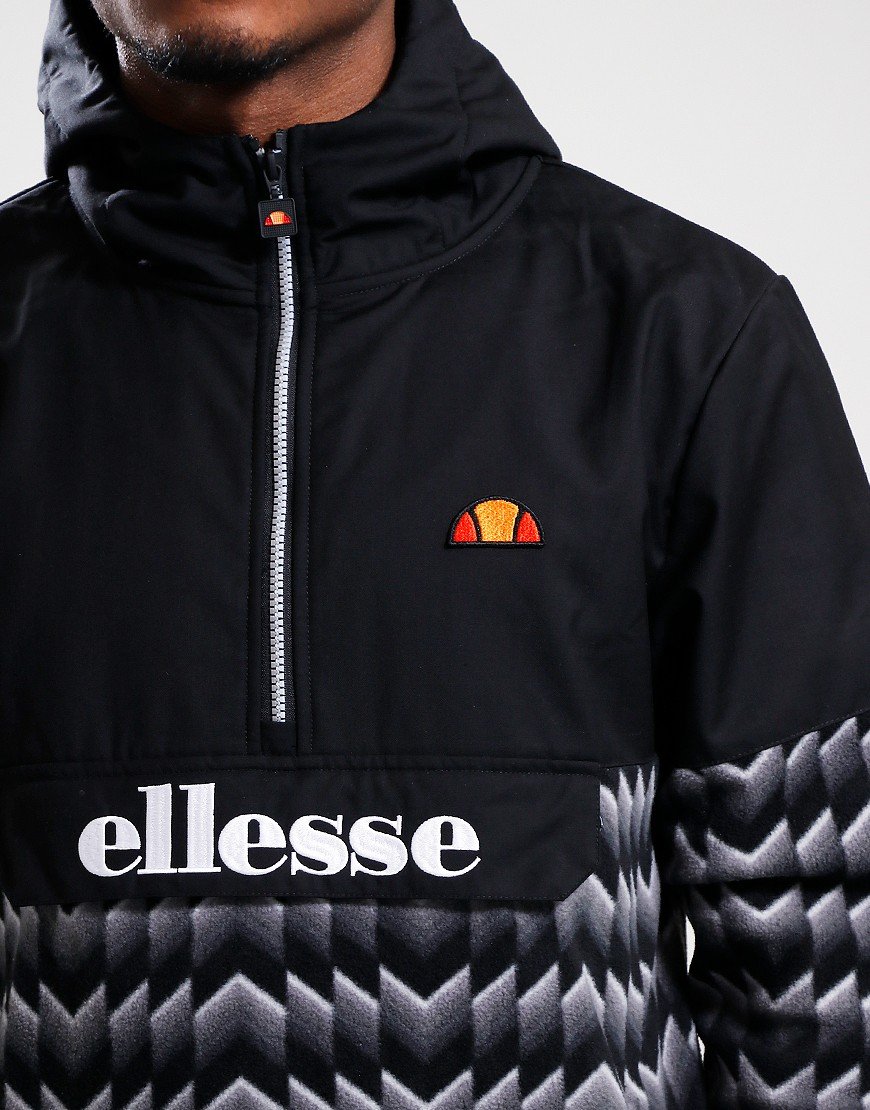 Ellesse Freccia Overhead Jacket Black - Terraces Menswear