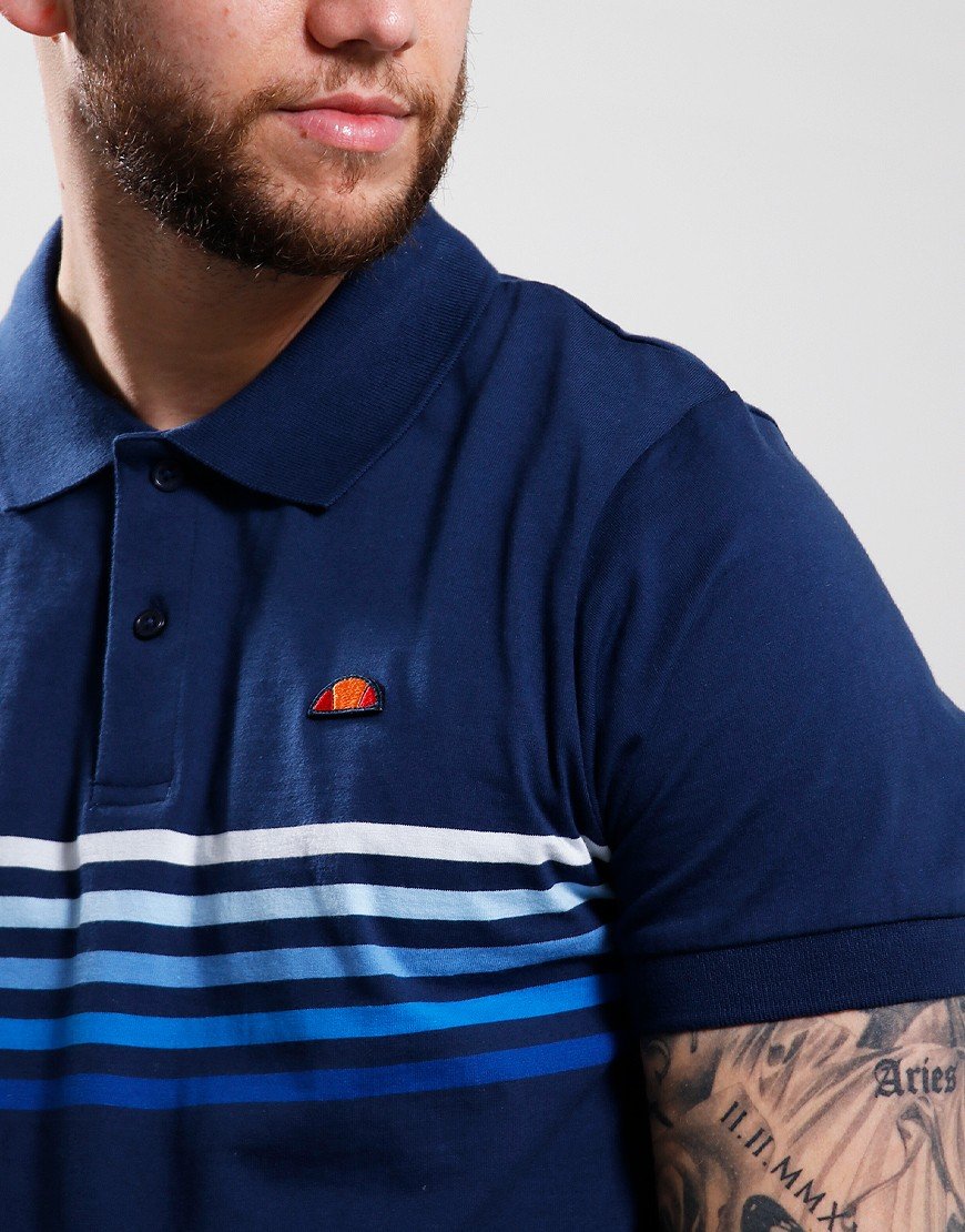 Ellesse Formia Polo Shirt Navy - Terraces Menswear