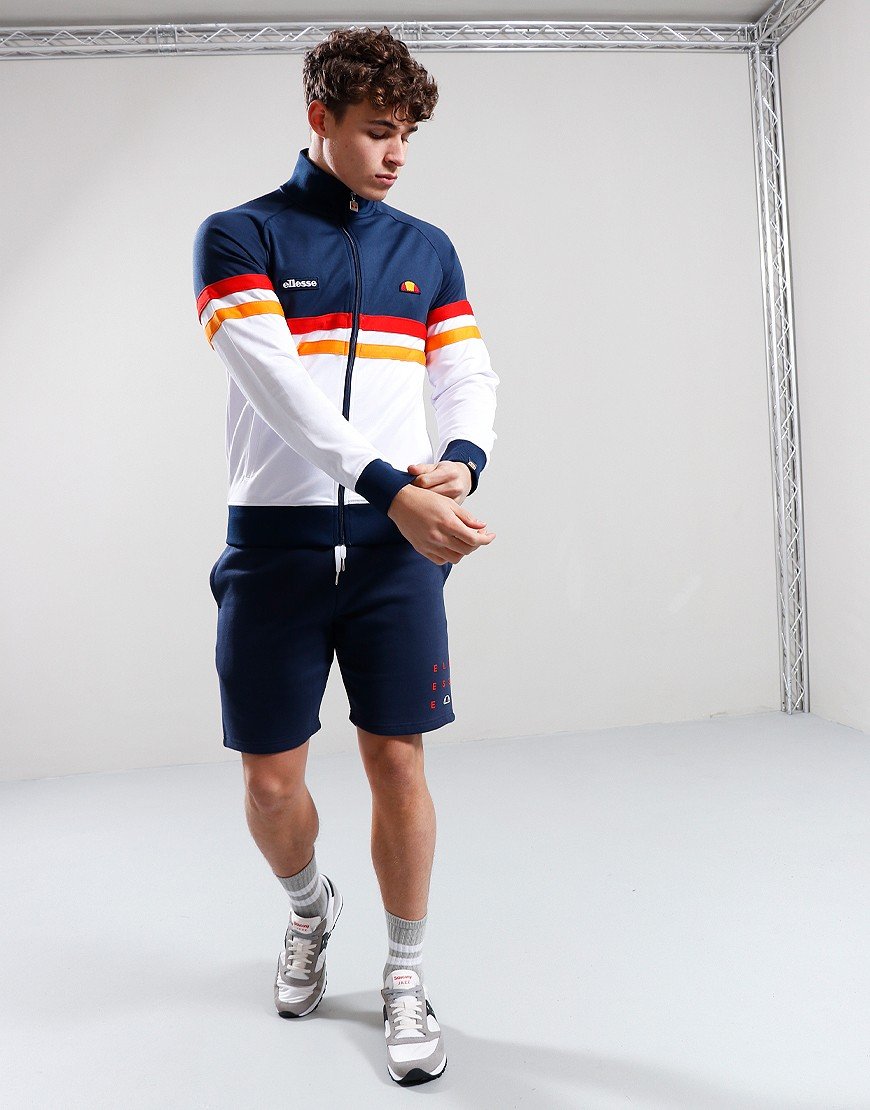 Ellesse Rimini Track Top Navy/White - Terraces Menswear