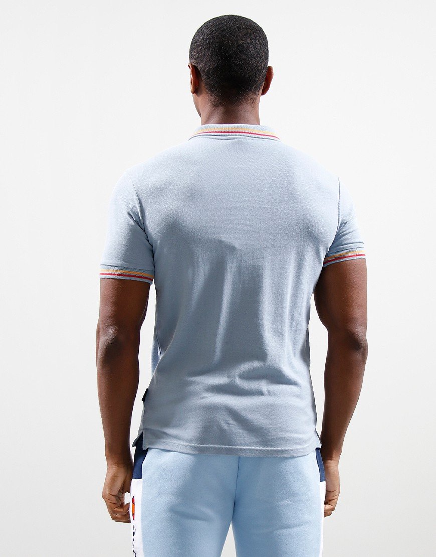 Ellesse Rooks Polo Shirt Light Blue - Terraces Menswear