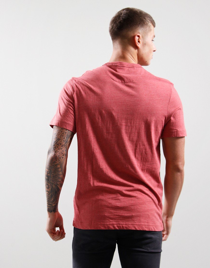 Farah Danny T-shirt Dark Rose - Terraces Menswear