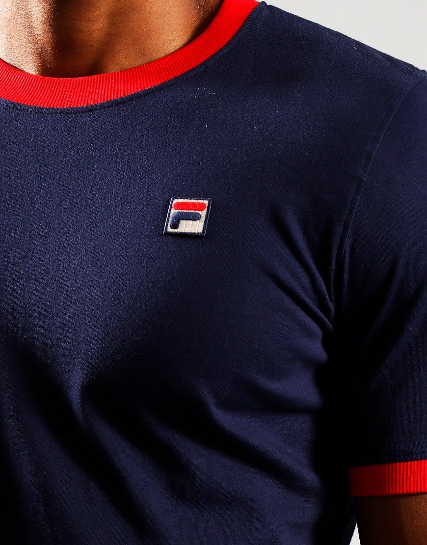 FILA Vintage Marconi T-Shirt Peacoat - Terraces Menswear