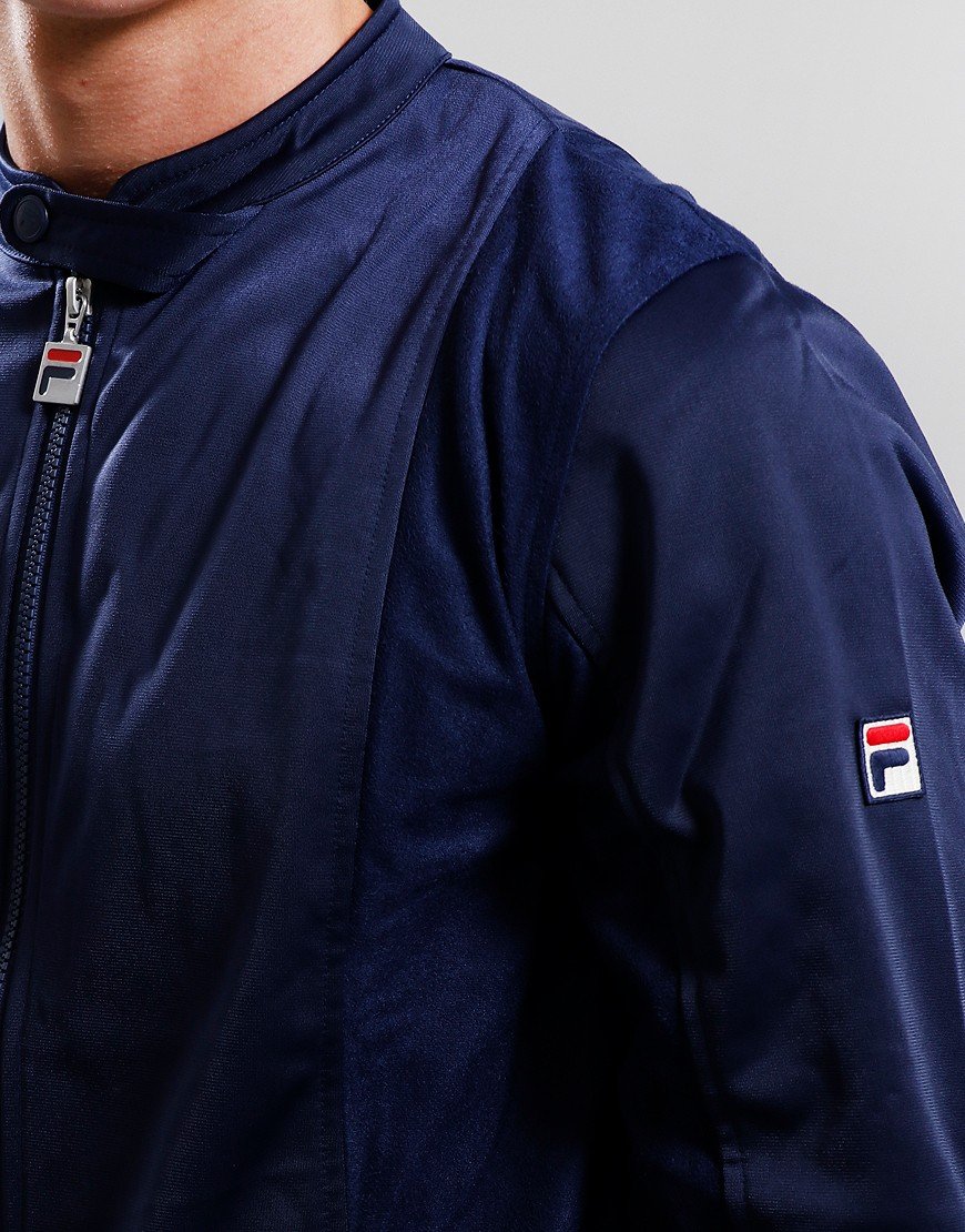 Fila Vintage Ricky Track Top Navy - Terraces Menswear