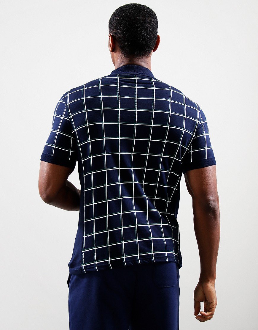 Fila Vintage Spin Polo Shirt Peacoat - Terraces Menswear