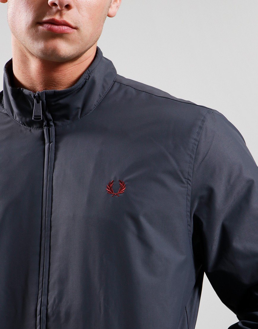 Fred Perry Brentham Jacket Gunmetal - Terraces Menswear