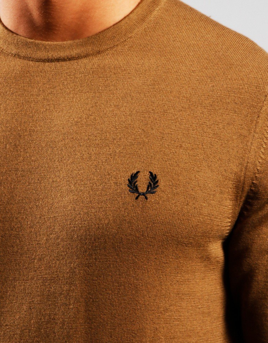 Fred Perry Classic Crew Sweat Shaded Stone - Terraces Menswear