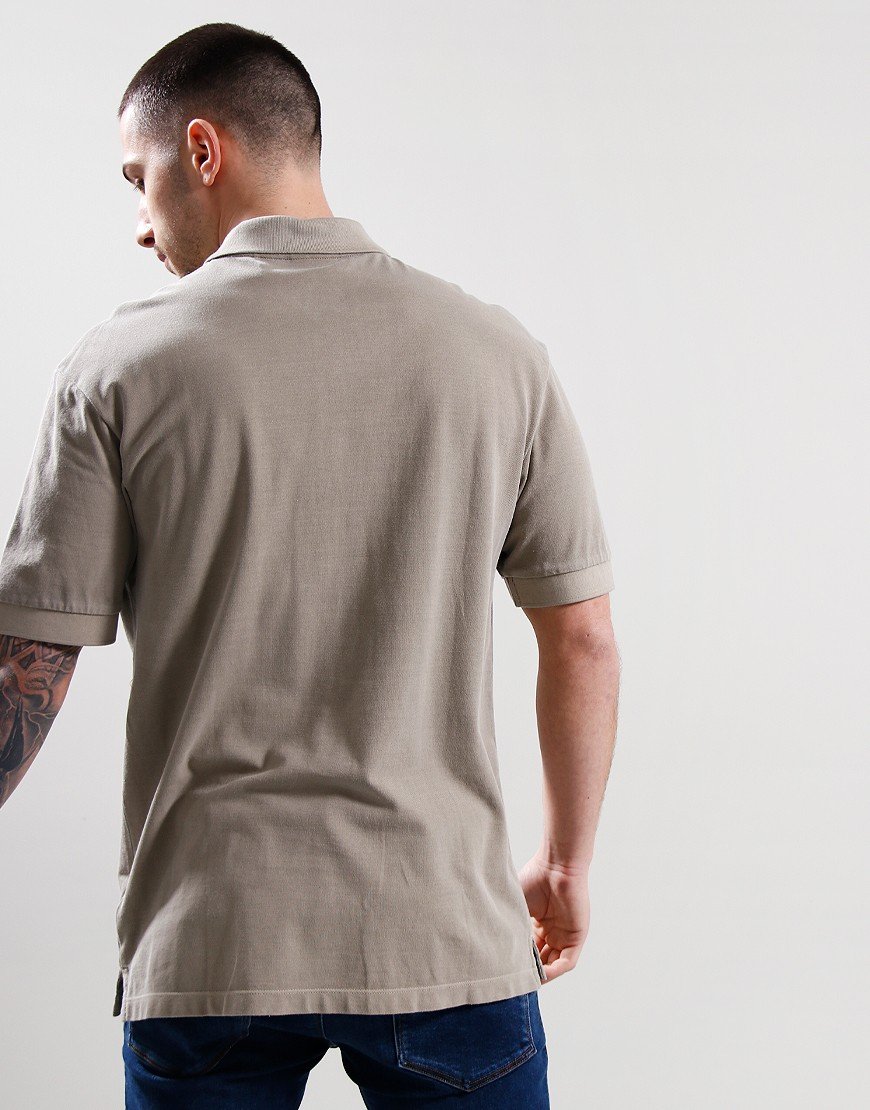 HUGO Danoe Polo Shirt Open Brown - Terraces Menswear