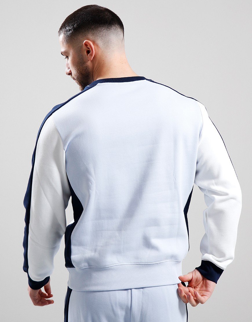 Lacoste Colour Block Crew Sweat Light Blue/Navy/White - Terraces Menswear