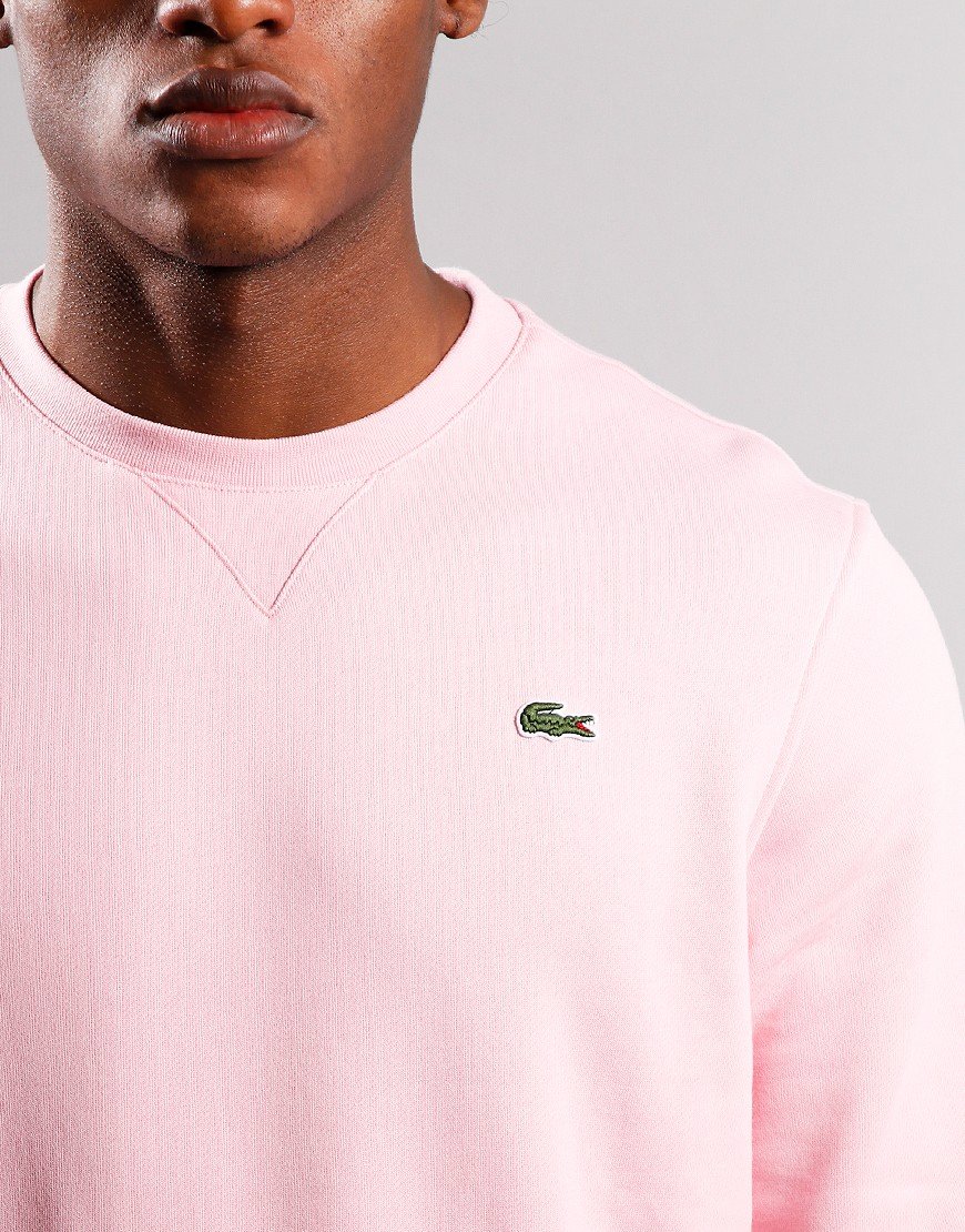 Lacoste Sport Fleece Crew Sweat Lotus - Terraces Menswear