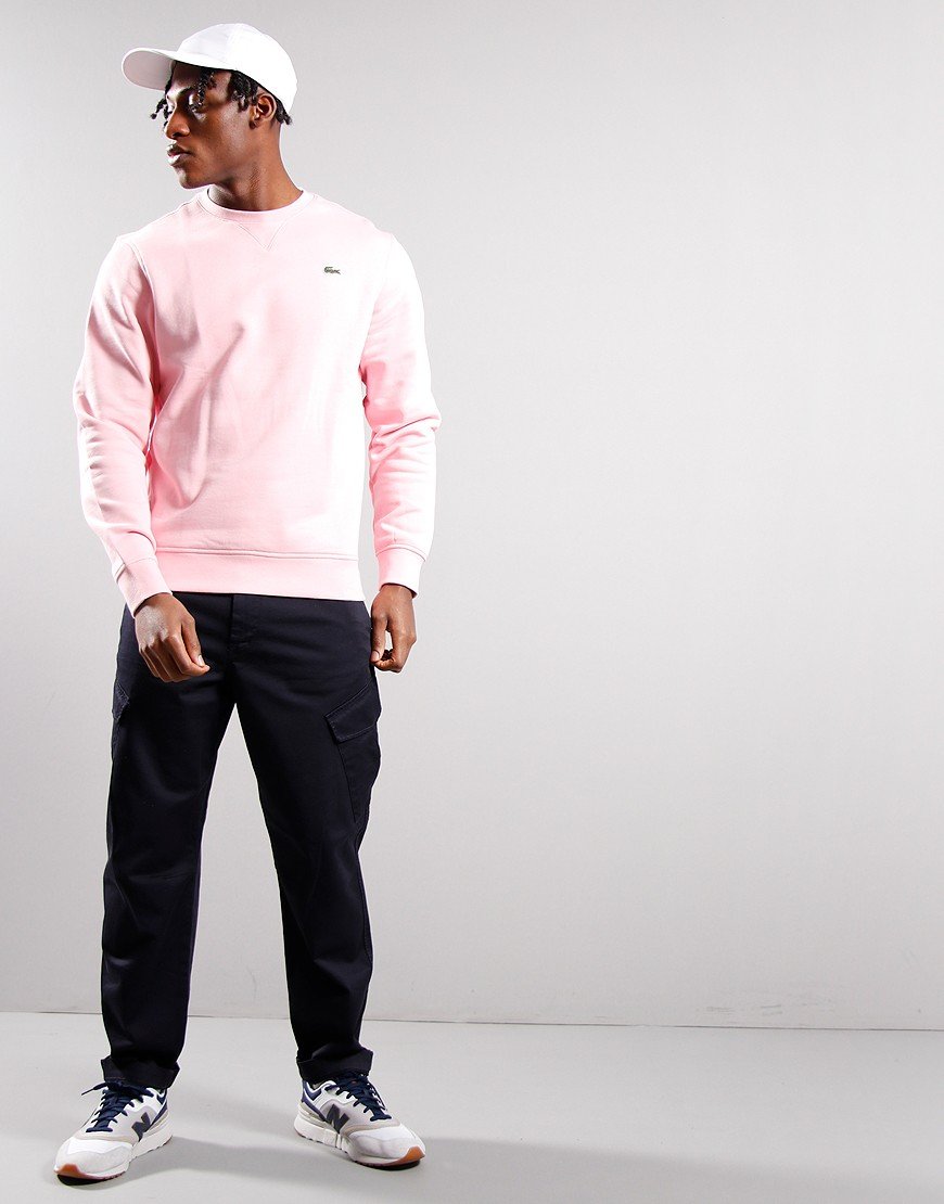 Lacoste Sport Fleece Crew Sweat Lotus - Terraces Menswear