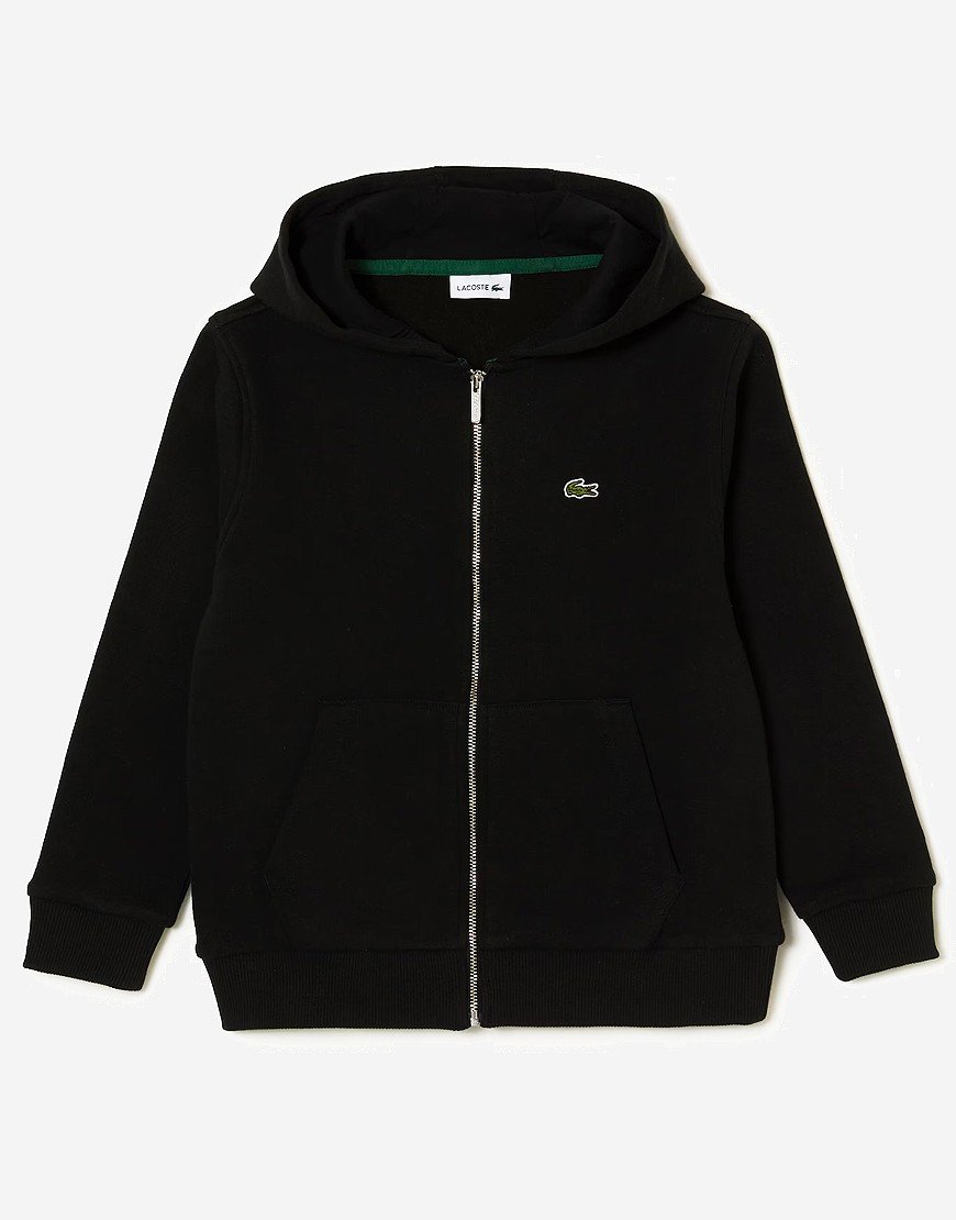 Lacoste Zip Hoodie Black - Terraces Menswear
