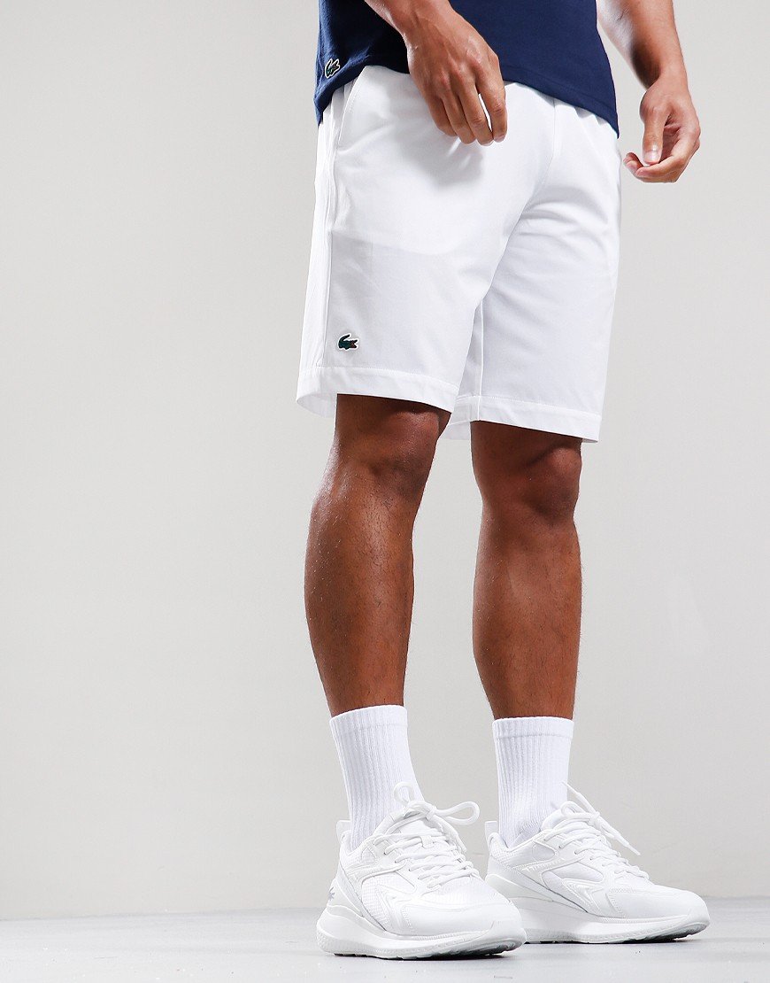 Lacoste Ultra Dry Tennis Short White - Terraces Menswear