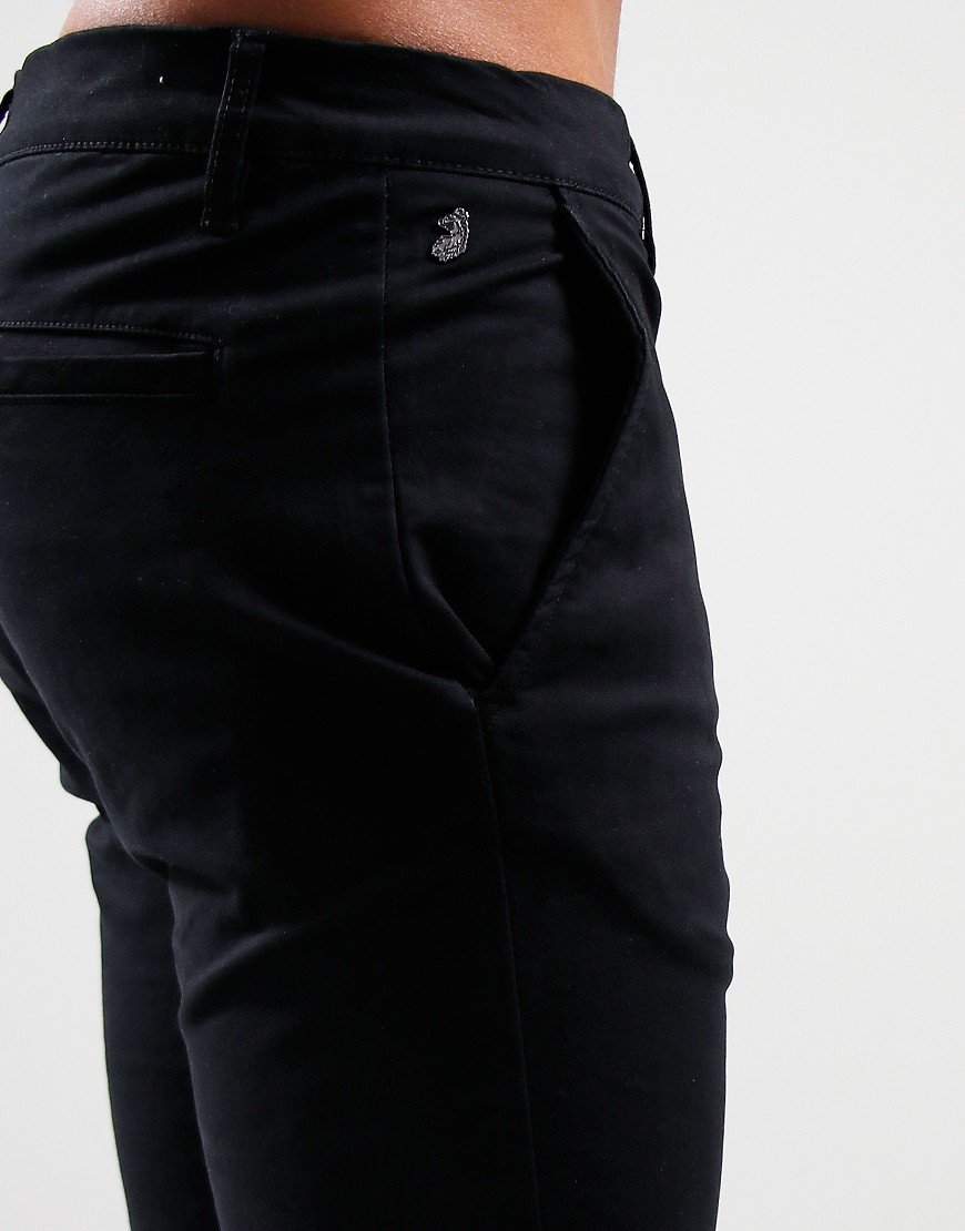 Luke 1977 Alpa Chino Jet Black - Terraces Menswear