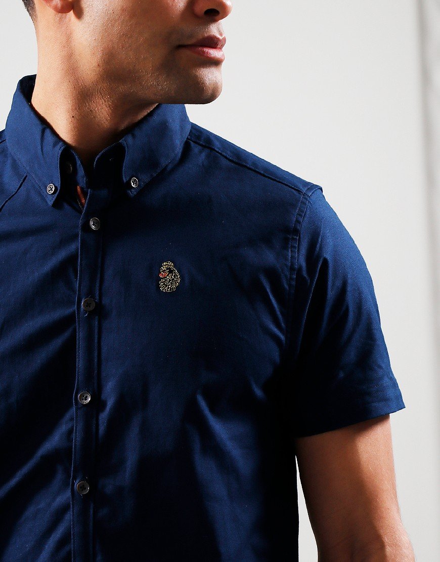 Luke 1977 Cambridge Shirt Dark Navy - Terraces Menswear
