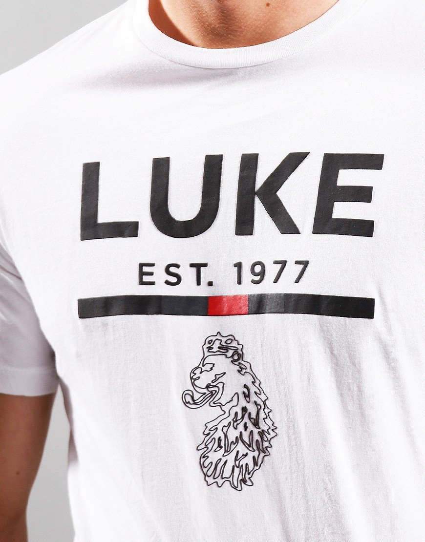 Luke 1977 FI T-Shirt White - Terraces Menswear