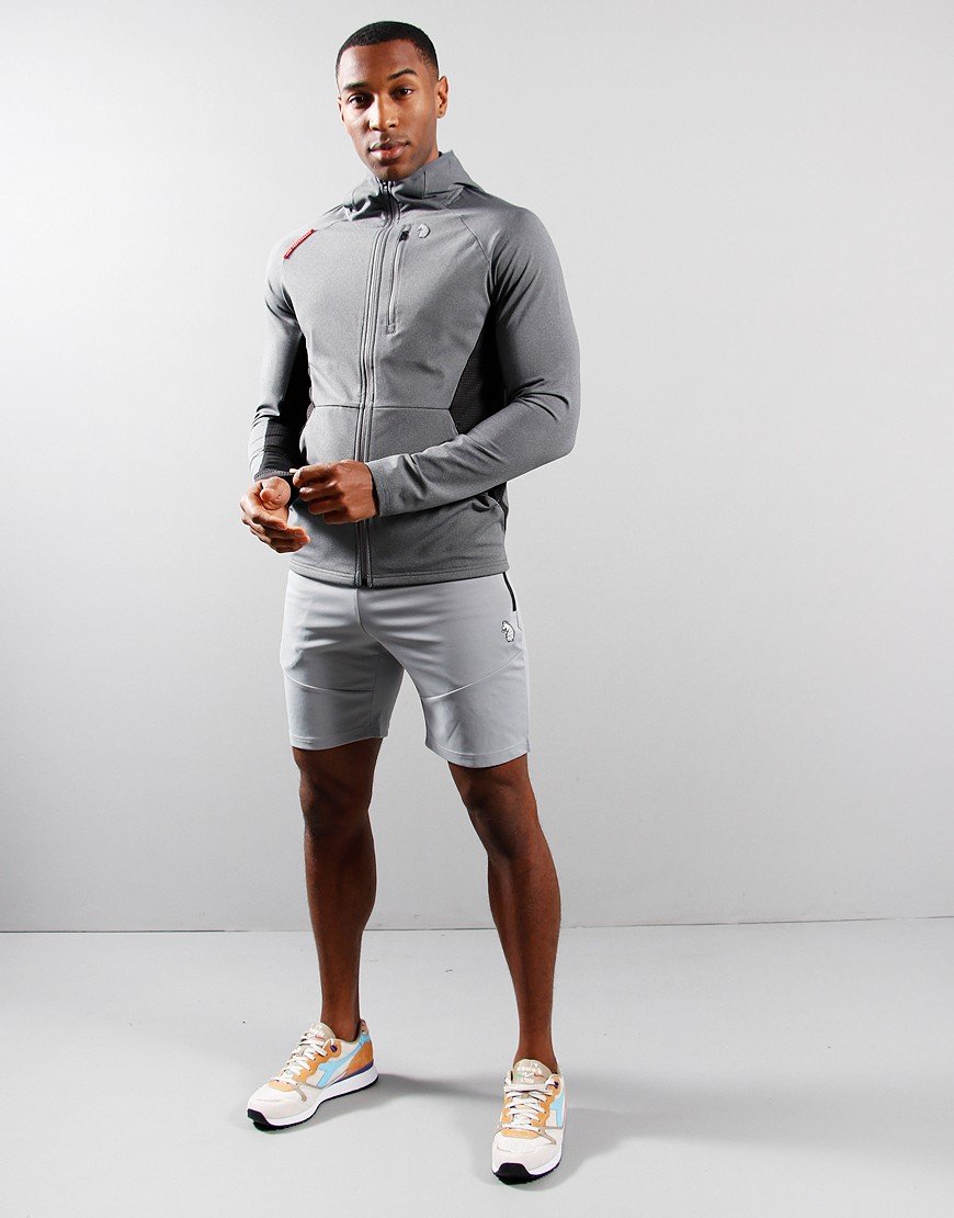 Luke 1977 Isaac Track Top Mid Marl Grey - Terraces Menswear