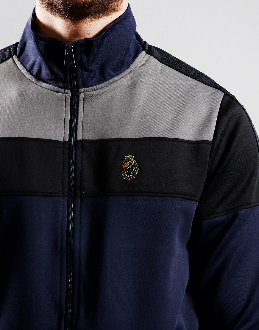 Luke 1977 Odin Track Top Navy A - Terraces Menswear